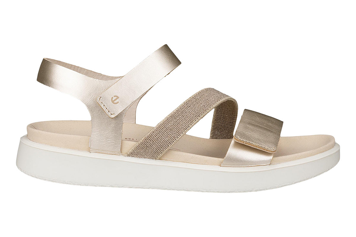 Ecco Flowt Pure White Gold Womens – FootMotion