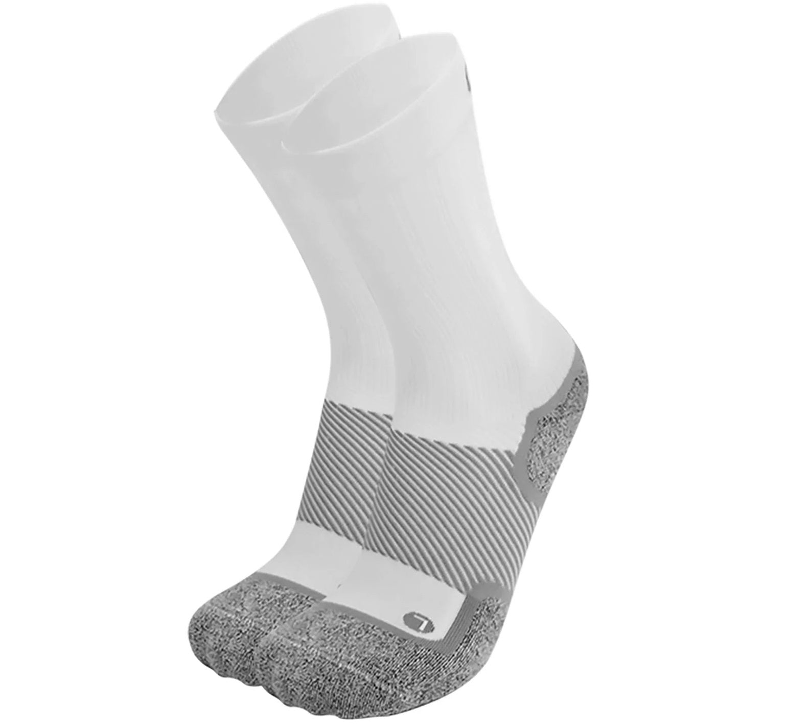 OS1st WP4 Wellness Performance Crew Socks White Unisex – FootMotion