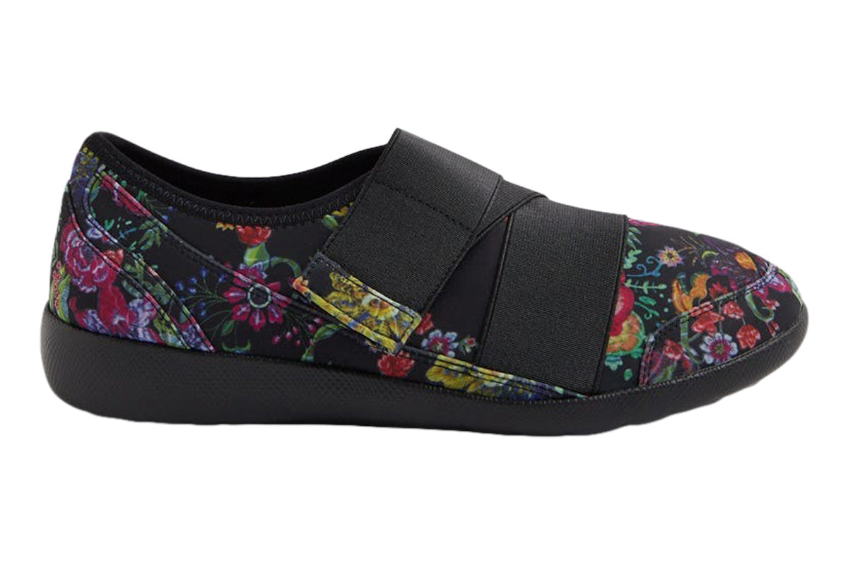 Ziera Urban FF Black Floral Print Womens – FootMotion